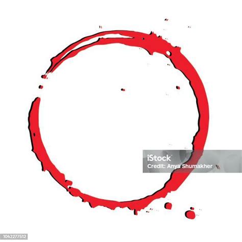 빨간 피 묻은 Tracecircle 그런 지 프레임입니다 포스터 인쇄에 대 한 요소 전단지 책자 브로셔 및 전단지 디자인 배경