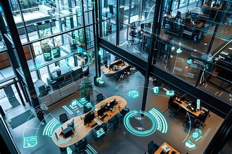Modern Office Spaces Exploring Futuristic Smart Office Designs With Advanced Technology
