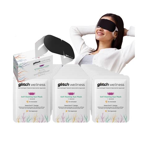 Glitch Steamtech Self Heated Eye Mask For Dry Eyes Eye