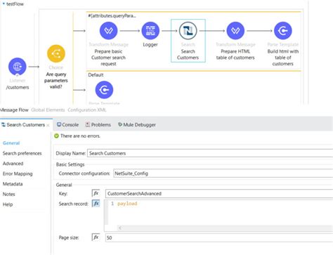 Netsuite Search Payload