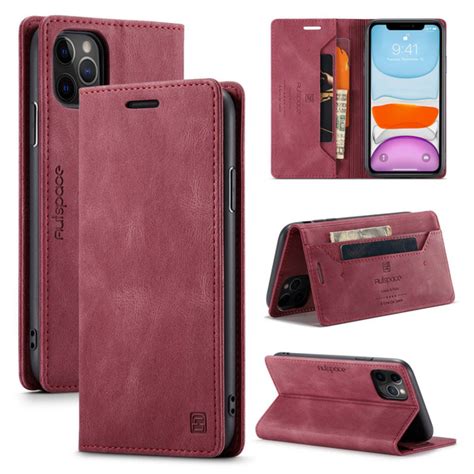 Autspace Кожаный чехол для Apple iPhone 11 Pro (айфон 11 про) книжка ...