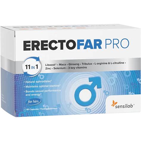 Erectofar Pro Performance Booster For Men I Sensilab
