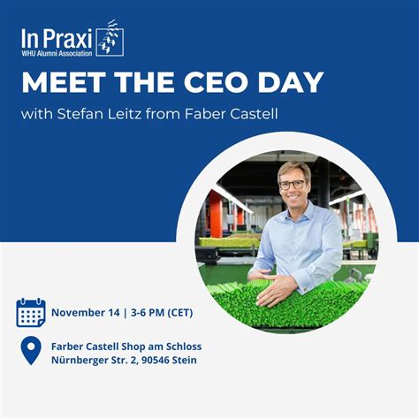 In Praxi Whu Alumni Association On Linkedin Meet The Ceo Day With
