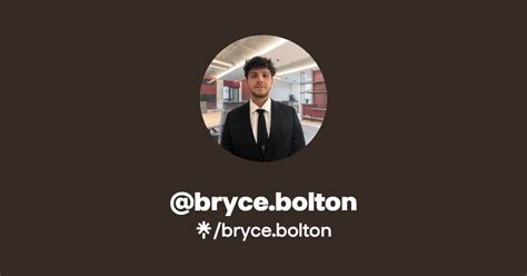 Brycebolton Twitter Instagram Facebook Linktree
