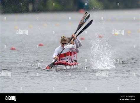 Fanny Fischer Nicole Reinhardt Katrin Wagner Augustin Carolin Leonhardt Aktion Im K4 Kanu