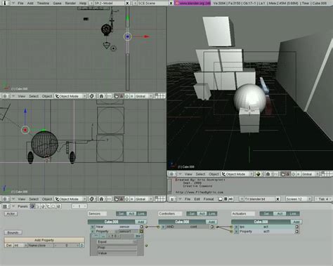 Blender 3d Game Engine Tutorial Part 4 Doors Youtube