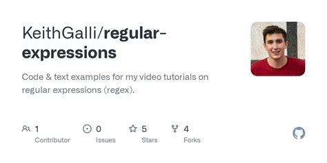 Github Keithgalli Regular Expressions Code Text Examples For My Video Tutorials On Regular