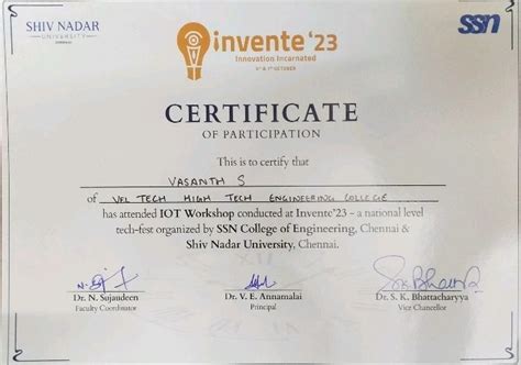 Vasanth S On Linkedin Iot Workshopexperience Invente23 Learningjourney