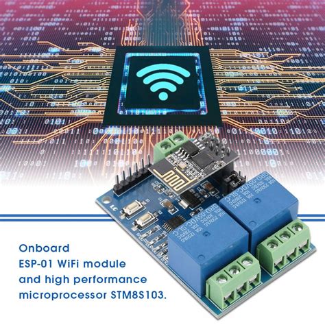 5v Esp8266 Dwukanałowy Moduł Przekaźnika Wifi Iot 11870536199
