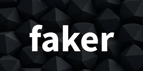 Faker 3030 Faker Is A Python Package That Generates Fake Data For