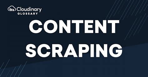 Content Scraping Cloudinary