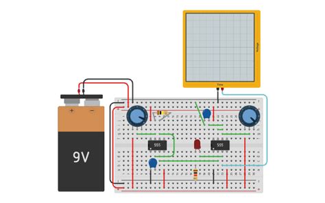 Circuit Design 555 Timer Examples Astable And Monostable Tinkercad