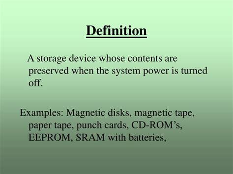 Ppt Non Volatile Memory Powerpoint Presentation Id6023710