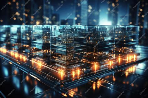 Premium Photo Cloud Computing Transfer Big Data On Internet Futuristic Digital Technology