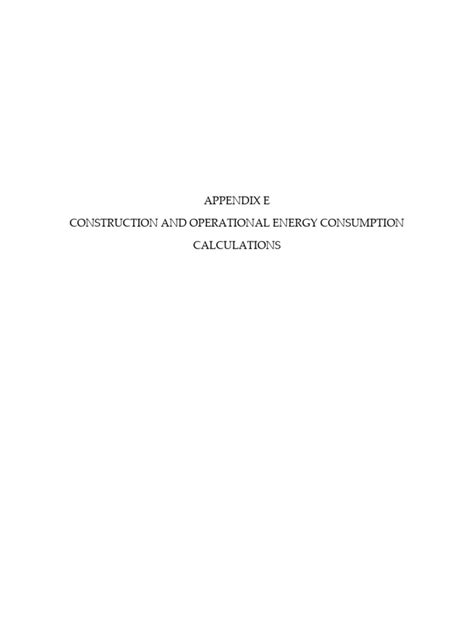 Appendix E Construction Fuel Consumption Calculations1 Pdf Loader Equipment Tractor