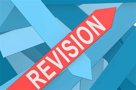 Premium Photo Revision Arrow Pointing Upward