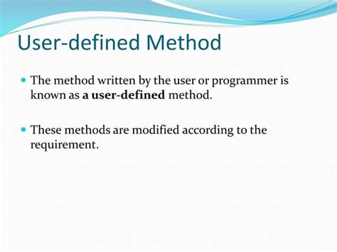 Methods In Java Pptx Programming Languages Computing
