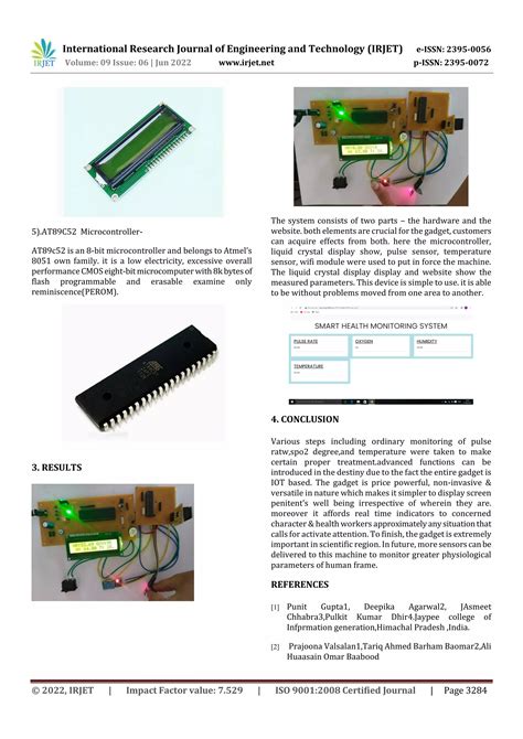 Iot Based Health Monitoring System Pdf Computer Peripherals Computing