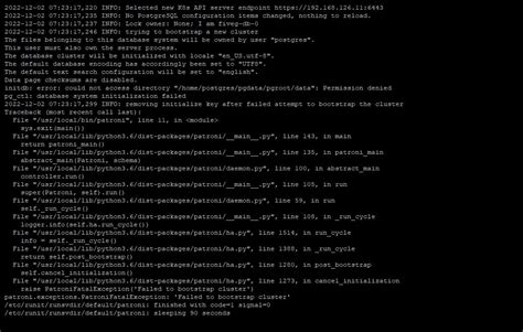 Postgres Operator 182 Permission Issues On Openshift Platform · Issue