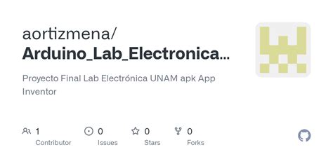 Github Aortizmenaarduinolabelectronicaunam Proyecto Final Lab