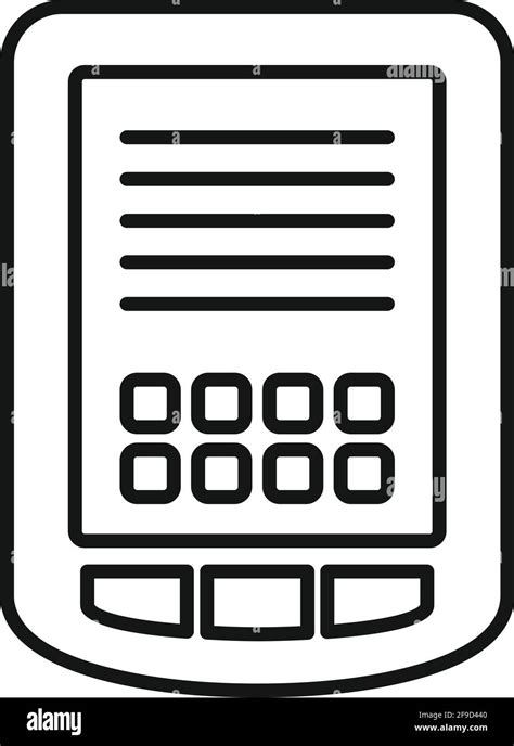 Tablet Operating System Icon Outline Style Stock Vector Image And Art