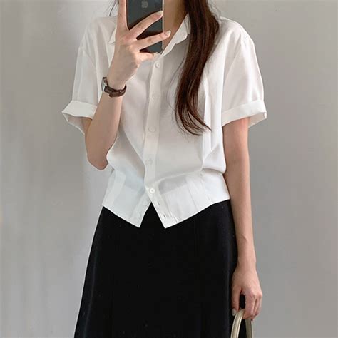 리얼코코 누적3만장 링클프리자체제작 러피 핀턱 크롭 블라우스 4 Color 여름썸머크롭페미닌출근룩오피스룩