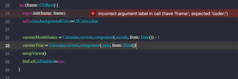 Ios Incorrect Argument Label In Call Have Frame Expected Coder