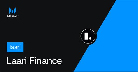 Laari Finance Price Laari To Usd Research News And Fundraising Messari