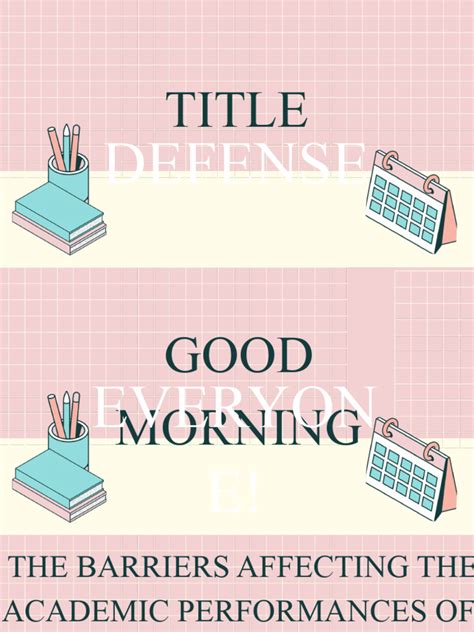 Pink Yellow Playful Thesis Defense Presentation Download Free Pdf