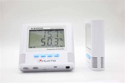Double External Sensor Digital Thermometer Hygrometer Digital Clock Thermometer