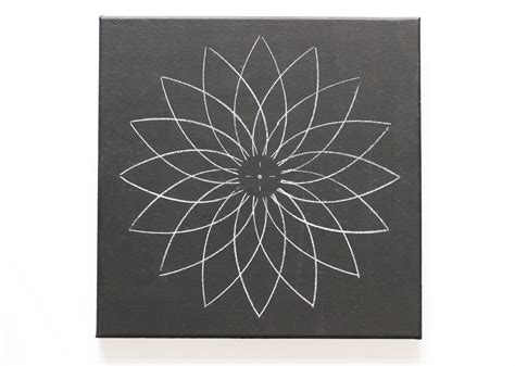 12 Lotus Mandala Stencil The Dotting Center