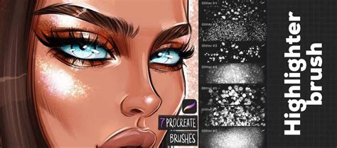 Glitter Brushes For Procreate App Free Download