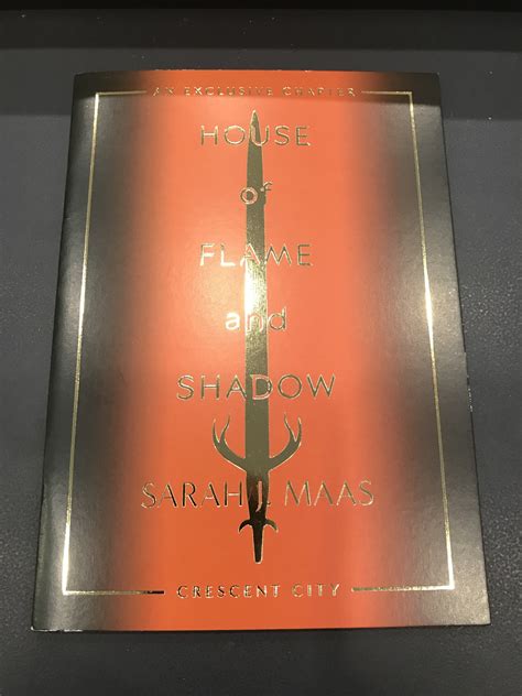 House Of Flame And Shadow Crescent City 3 By Sarah J Maas