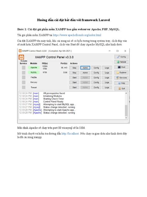 hướng dẫn cài đặt bắt đầu với framework laravel pdf