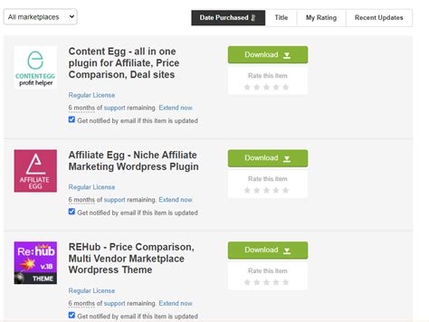 combo 4 plugin tiếp thị liên kết wp content crawler rehub themes