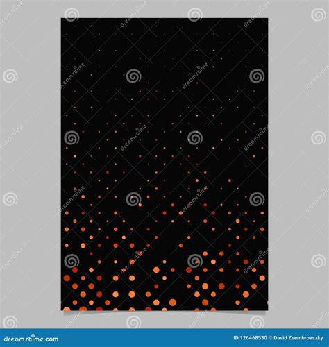 Red Abstract Dot Pattern Brochure Background Vector Stationery Design
