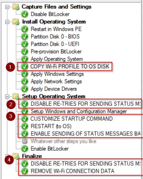adding support for os deployment through wi fi to sccm