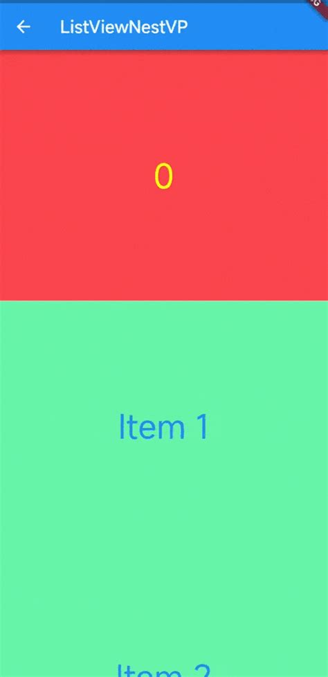 Flutter 小技巧之 Listview 和 Pageview 的各种花式嵌套 · Gitbook