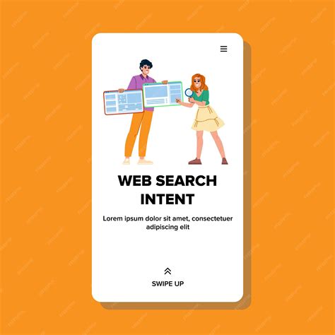 Premium Vector Query Web Search Intent Vector