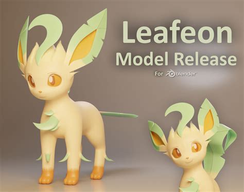New Leafeon Model Release And Download By Therealdjthed On Deviantart