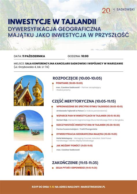 📣 Już 11 Października W Sali Konferencyjnej Kancelarii Sadkowski I