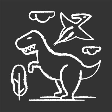 How To Draw A Dinosaur With Chalk