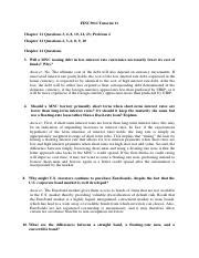 Solutions Tutorial FINC Tutorial Chapter Questions Problem