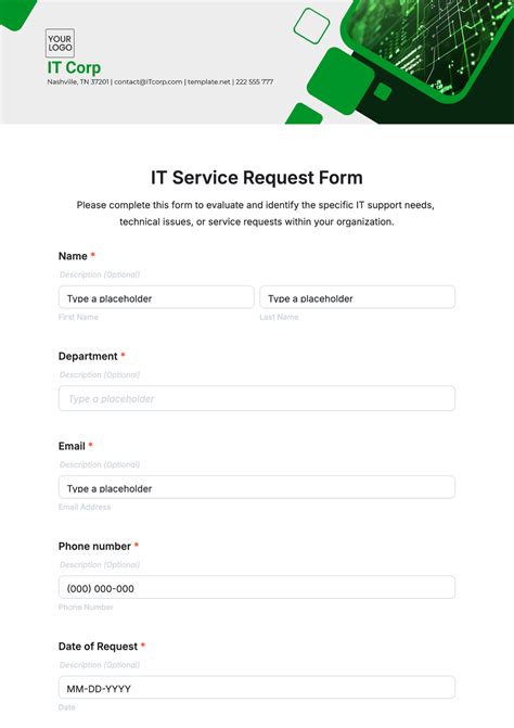 Free Courier Service Request Form Template To Edit Online
