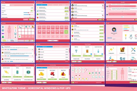 Ultimate Flat Themed Bundle Gui Ui Kit 9 Themes Psd Sources