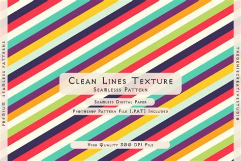Clean Lines Texture Seamless Pattern Graphic By Thegeniecreativestudio Creative Fabrica