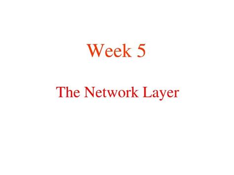 PPT The Network Layer PowerPoint Presentation Free Download ID 1753059