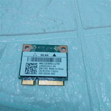 Jual Wifi Wireles Wifi Card Laptop Dell Inspiron P G Shopee Indonesia