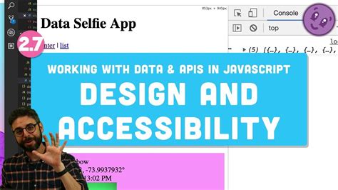 Working With Data And Apis In Javascript Accessibility And Design