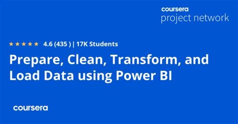 Prepare, Clean, Transform, and Load Data using Power BI - Coursya